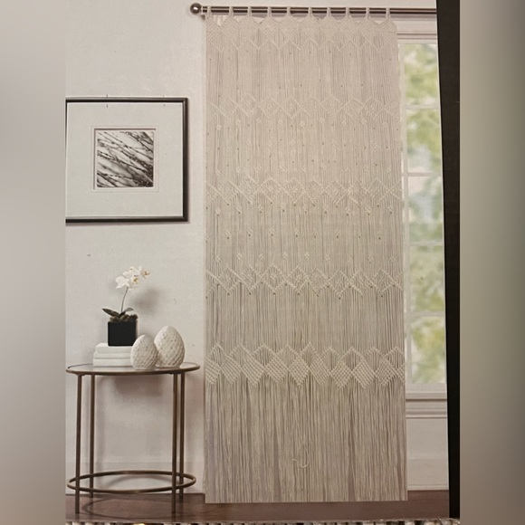 Rachel Zoe | Accents | Rachel Zoe Macrame Curtain Panel | Poshmark